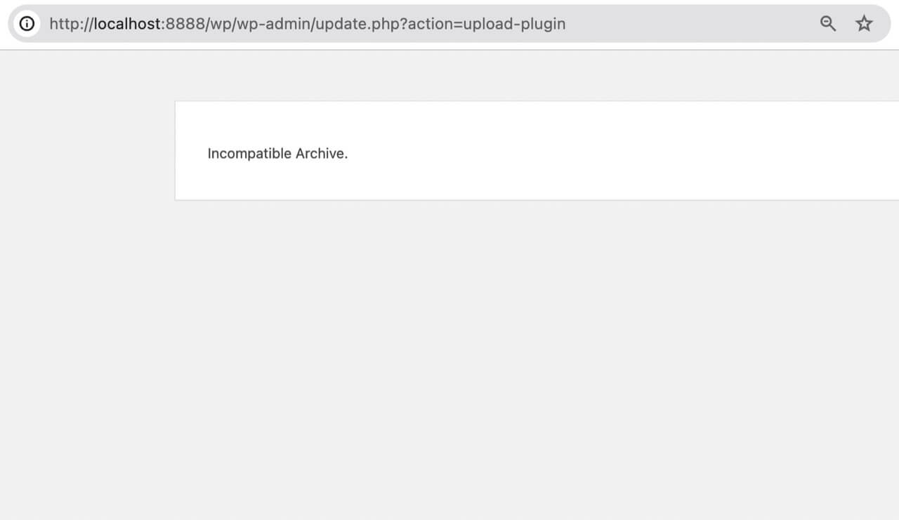 How to Fix Incompatible Archive Error in WordPress: A Guide for End Users and Developers - Worderd
